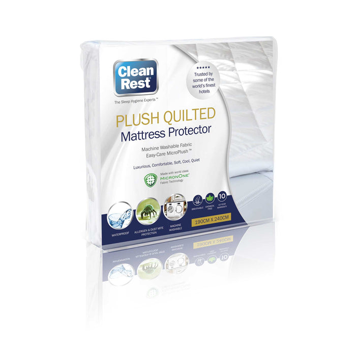 CleanRest Plush Quilted Mattress Protector